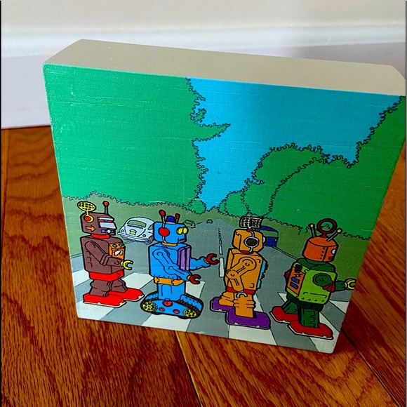 Accents | Beatles Robots Crossing The Abbey Road | Poshmark